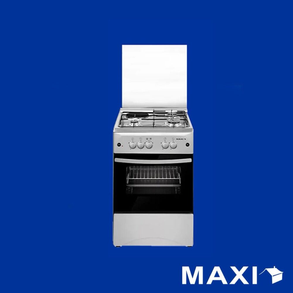 Maxi Gas Cooker 50×50 CM (3+1) Burners Inox - Spig IT Store